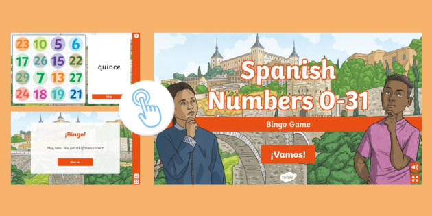 👉 Spanish: Numbers Interactive Game (teacher made)