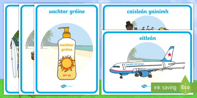 Summer Display Posters Gaeilge (teacher made)