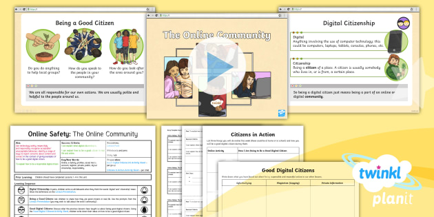 Computing: Online Safety: The Online Community Year 4 Lesson Pack 5