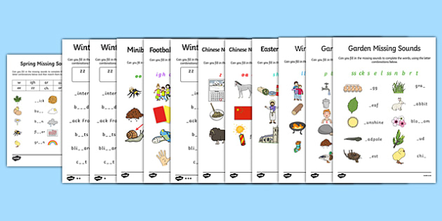 Missing Sounds Activity Pack (teacher made)