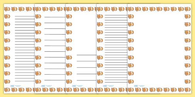 Hamster Page Borders