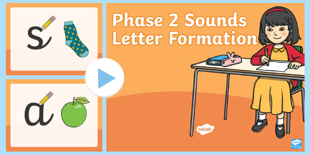 Phase 2 Sounds Letter Formation PowerPoint (teacher made)