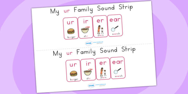 My ur Family Sound Strip (teacher made)