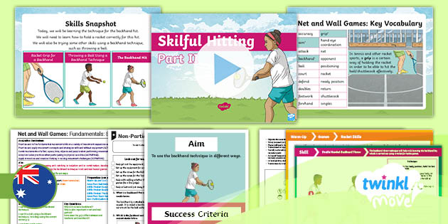 Year 3 Net and Wall Games Lesson 5: Skilful Hitting Part 2