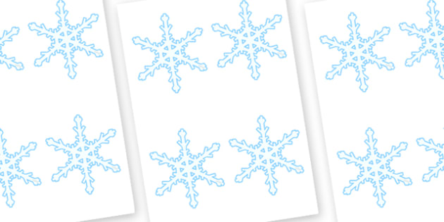 FREE! - Snowflakes Editable (Teacher-Made)