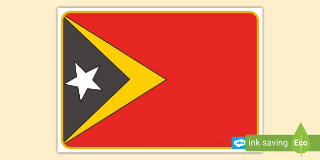 FREE! - Timor-Leste Flag Poster (teacher made)FREE! - Timor-Leste Flag ...