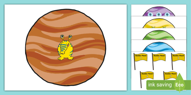 Count the Planets Maths Activity | Space Resources | Twinkl