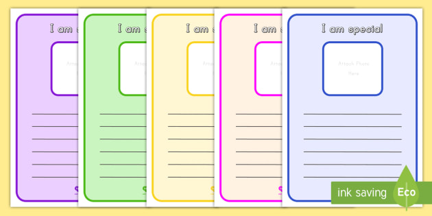 I Am Special Posters (teacher made)