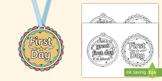 First Day Back Celebration Medal