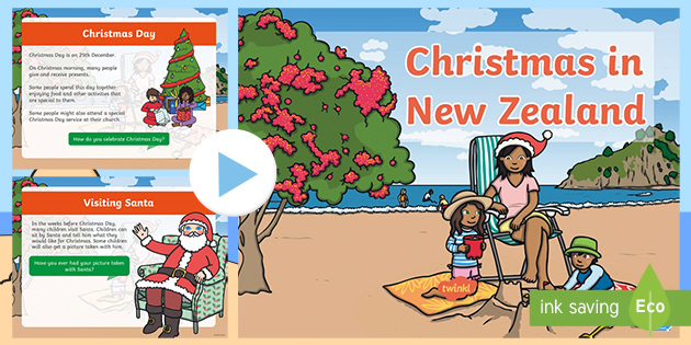 Christmas in New Zealand Powerpoint