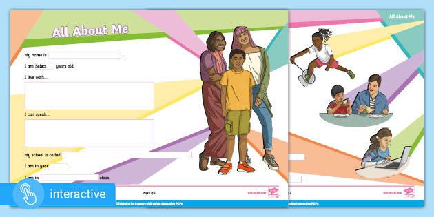 Interactive PDF: All About Me