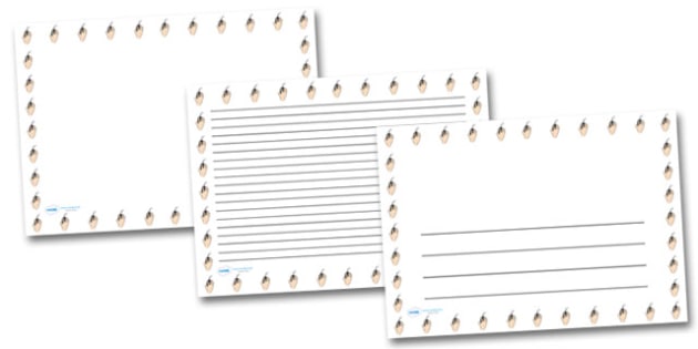 FREE! - Hand Mouse Landscape Page Borders- Landscape Page Borders