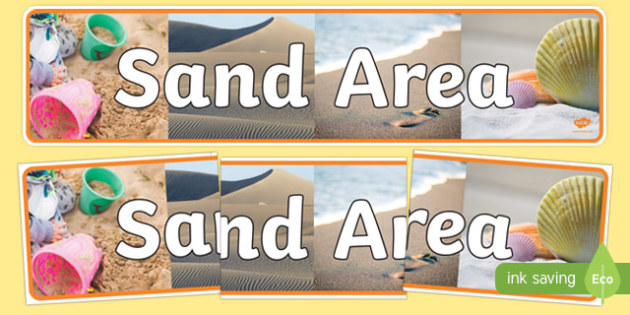 👉 Sand Area Photo Display Banner (teacher made)