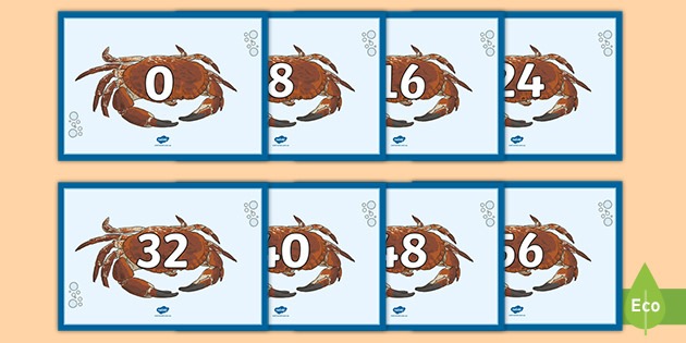 Counting in 8s Display Poster