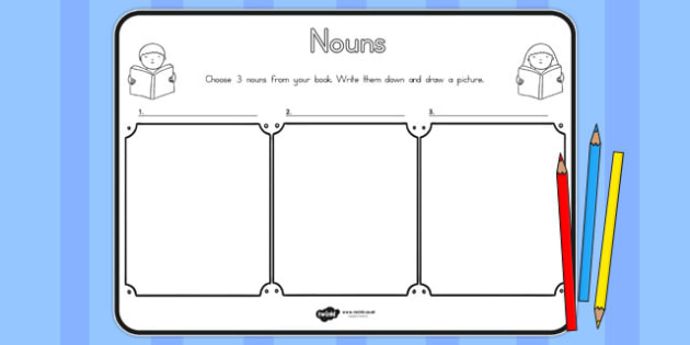 Nouns Comprehension Worksheet - australia, nouns, comprehension