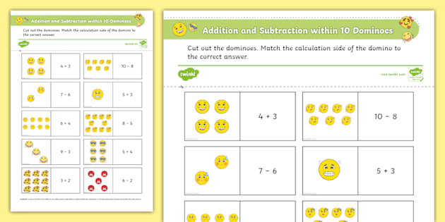 Addition and Subtraction | twinkl.co.uk