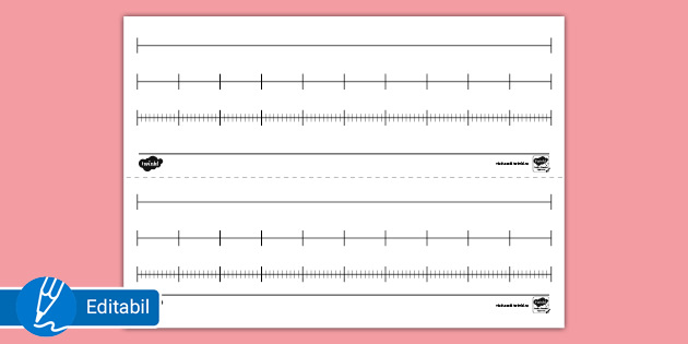 Axa numerelor editabilă