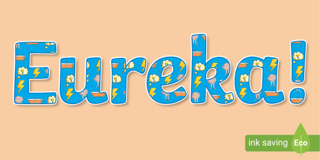 Eureka! Word Display Lettering (Teacher-Made)