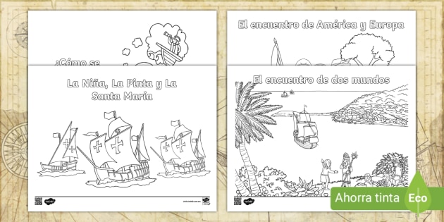 la nina ship coloring pages