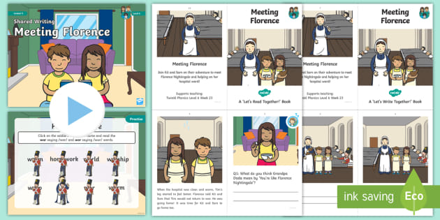 'war' saying /wor/ and 'wor' saying /wur/ Lesson Pack - Level 6 Week 23