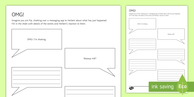 Chapter 49 OMG Worksheet / Worksheet to Support Teaching on 'Great