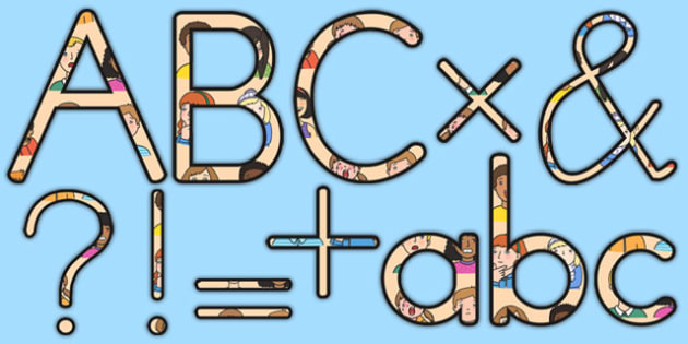 FREE! - All About Me Display Lettering (teacher made)