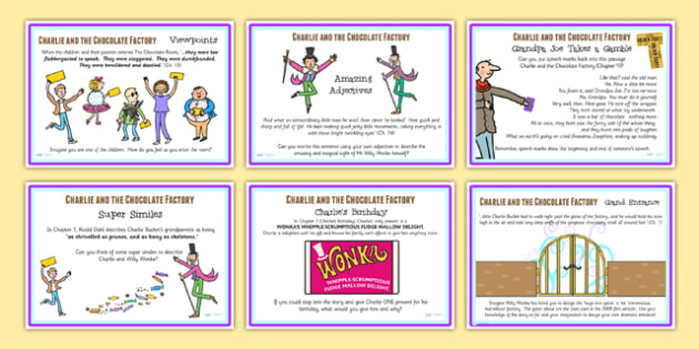 FREE! - Challenge Posters to Support Teaching on Charlie and the Chocolate