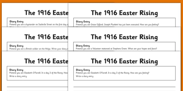 1916 Rising Diary Entries