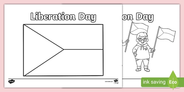 FREE! - Czech Republic Liberation Day Colouring Activity | Twinkl