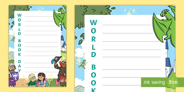 World Book Day Acrostic Poem KS1
