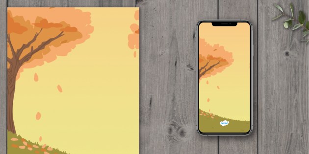 Autumn Landscape Phone Wallpaper (teacher made)