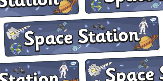 FREE! - Space Station Display Banner - KS1, display banner, space, ship