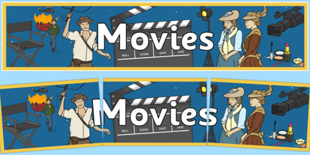 Movies Display Banner (teacher made)