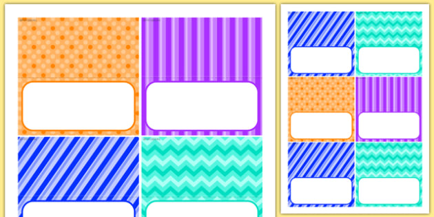 6th Birthday Party Editable Food Labels (teacher made)