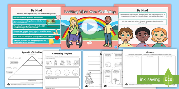 PSHE and Citizenship Looking After Your Wellbeing Home Learning Pack 5-7