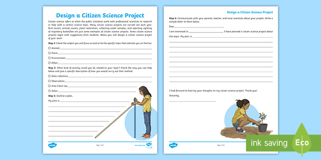 Design a Citizen Science Project (teacher made)