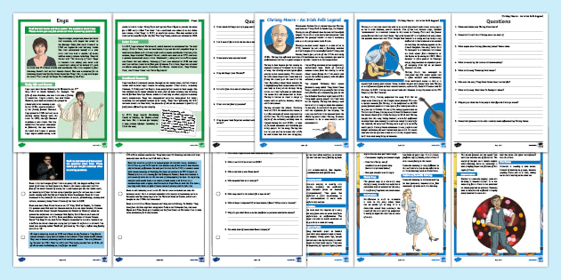 Irish Music Reading Comprehension | Junior Cycle | Twinkl