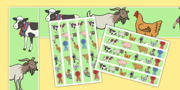 Calf Club Display Borders (teacher made)