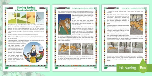 KS2 Take It Outside — Spring Short Stories Classroom