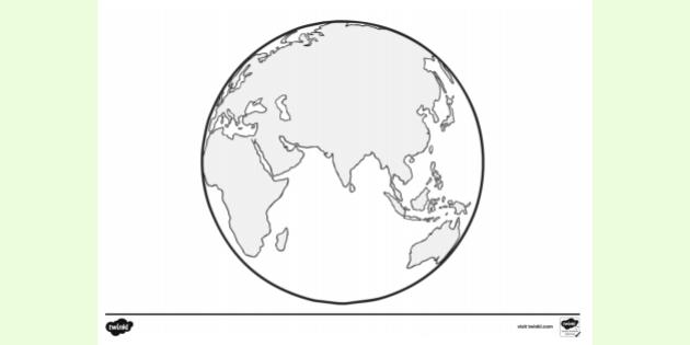 FREE! - The World Colouring Sheet | Colouring Sheets