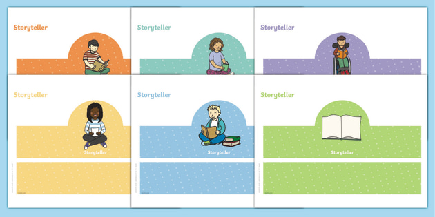 Storyteller Role Play Headbands (teacher made)