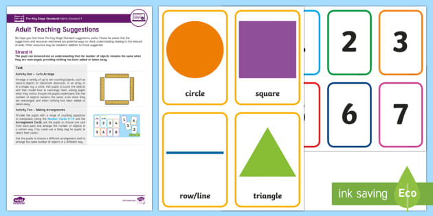 Pre-Key Stage Standards Maths Standard 4 Strand H Resource Pack