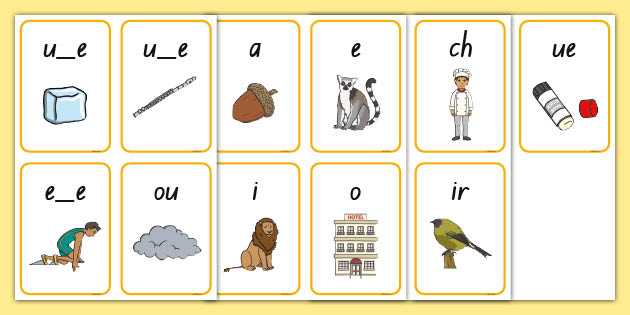 Twinkl Phonics Level 5 Sound Flashcards - Weeks 7-12