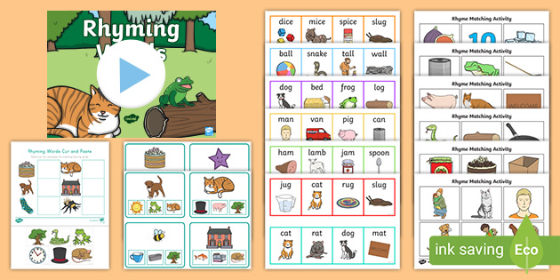 English Junior Infants Rhyme Pack (Teacher-Made)