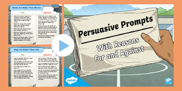 Teaching Audience and Purpose PowerPoint | Reasons + Prompts