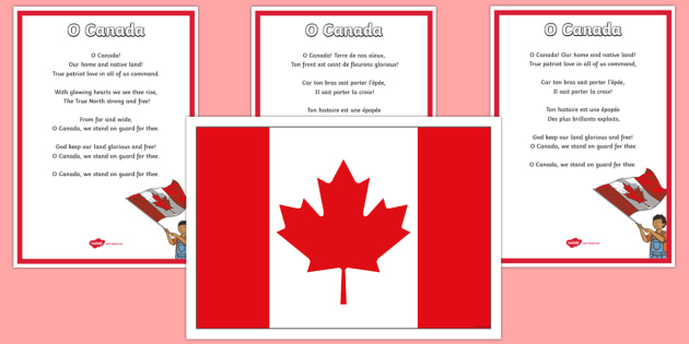 O Canada Display Pack (teacher made)