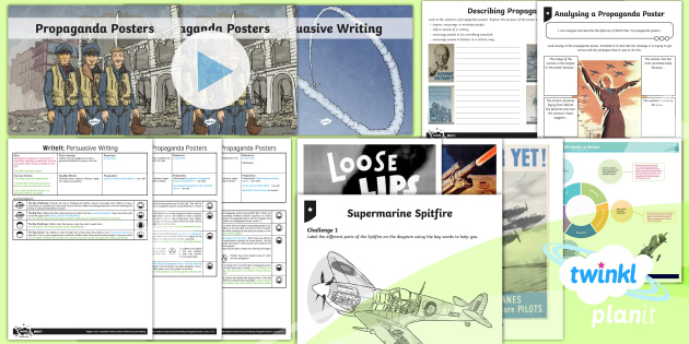 World War II: The Battle of Britain Y5 Persuasive Writing Genre Unit Pack