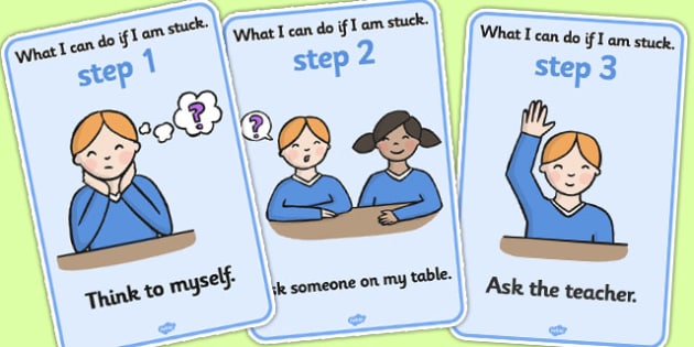 Work Help Display Posters (teacher made)