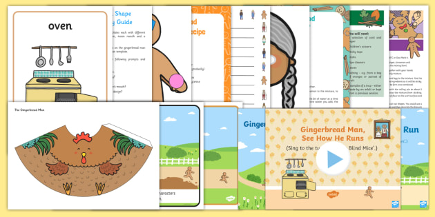 Childminder The Gingerbread Man EYFS Resource Pack