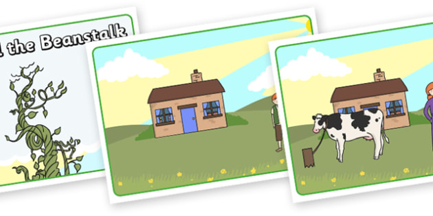 Jack and the Beanstalk Story Sequencing (Speech Bubbles)